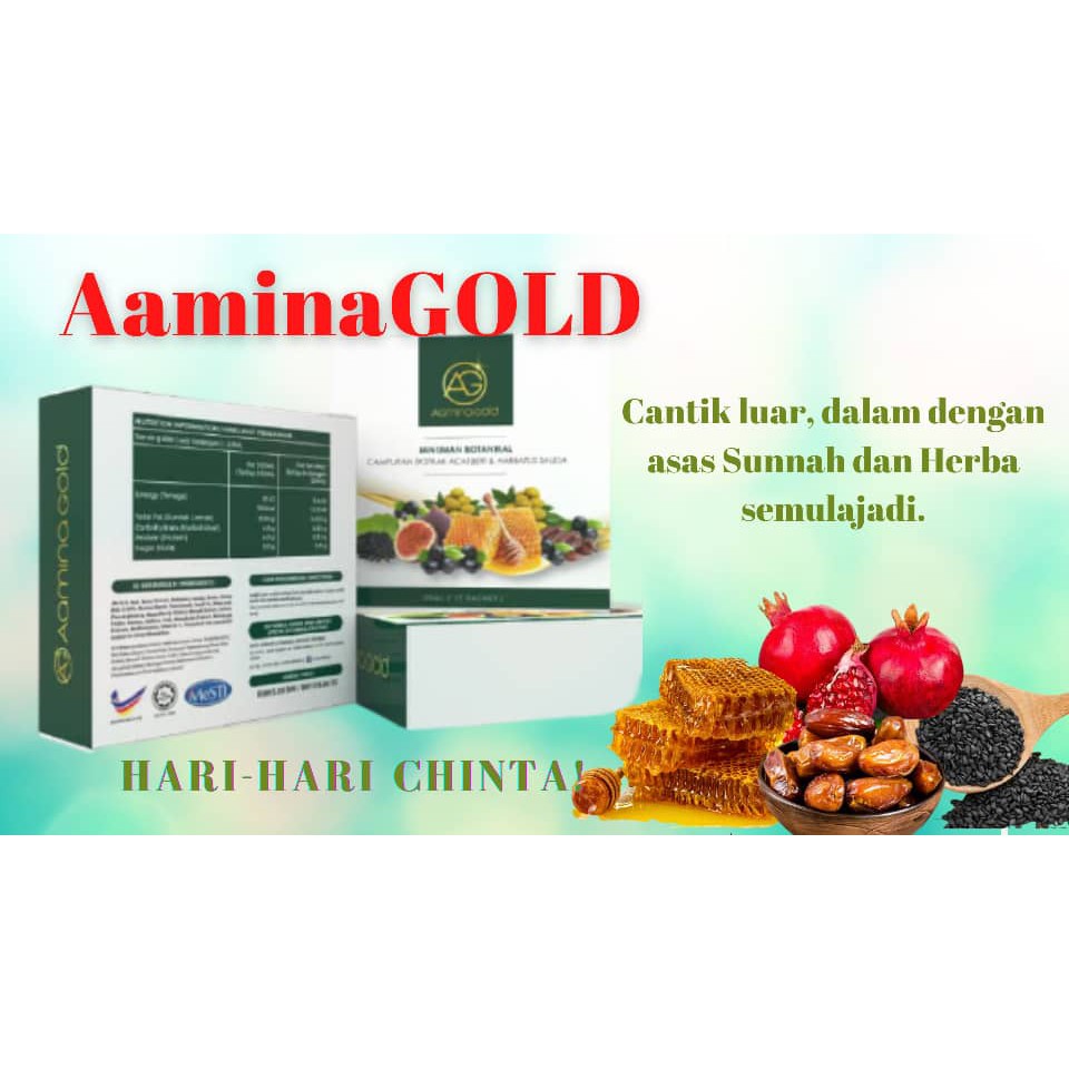 Aamina Gold Minuman Kesihatan Buang Toxic dalam Badan | Shopee Malaysia