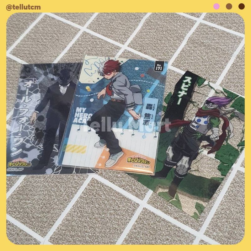 Clear Card Shoto Todoroki MHA My Hero Academia Genuine Card | Shopee ...