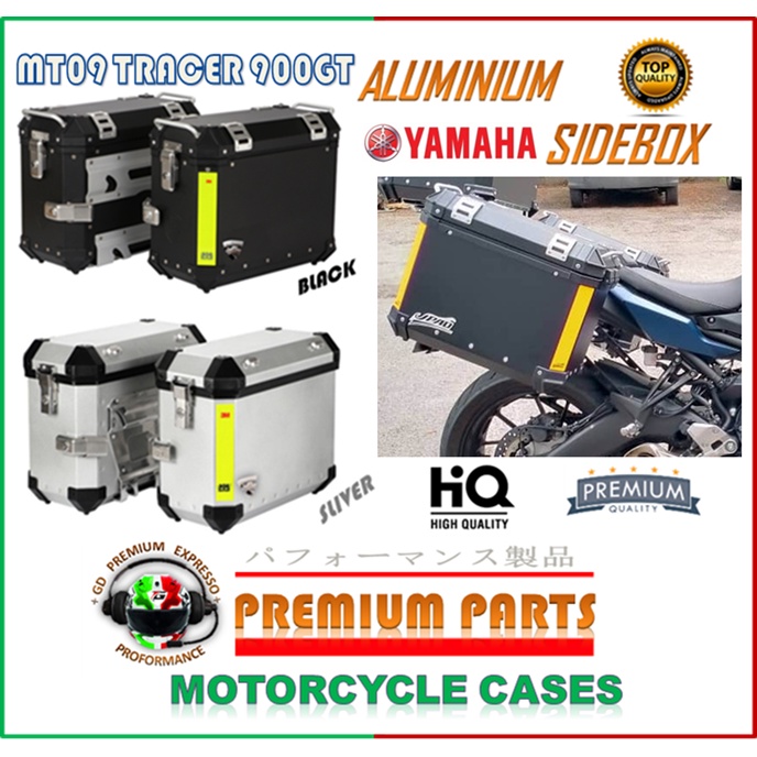 YAMAHA MT09 TRACER 900 GT FULL ALUMINIUM SIDE BOX HIGH QUALITY WATER ...