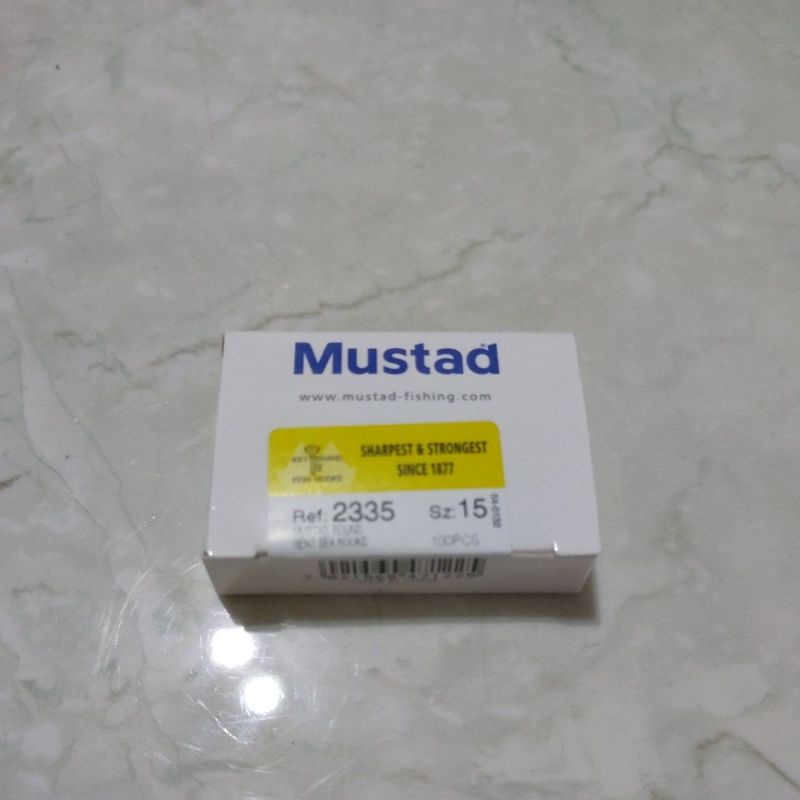 PROMO (10 boxes FOC 1 box)Mata kail Mustad cap kunci 2335 (100pcs ...