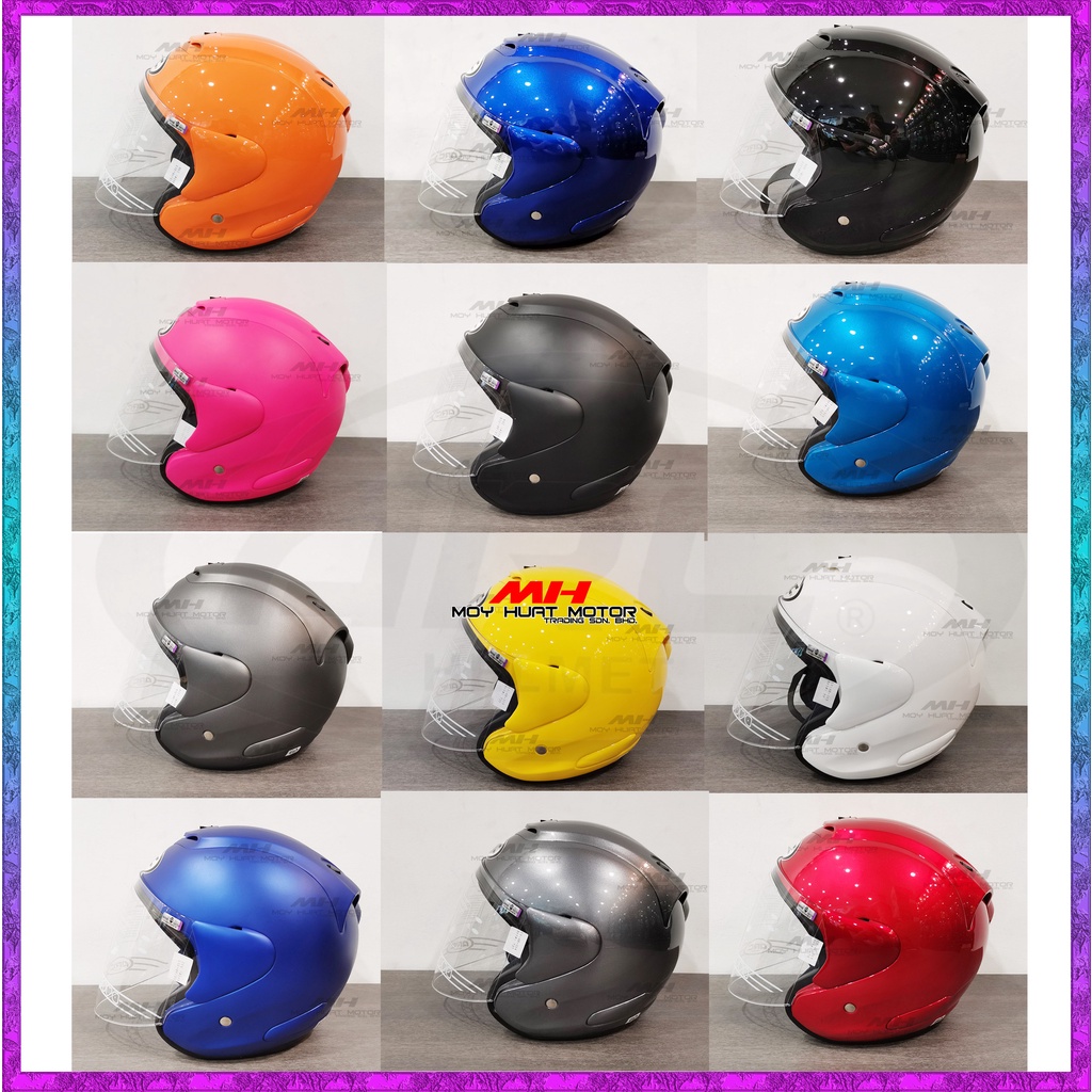 🌈NEW🌈ARC RITZ PLAIN HELMET / HELMET MATTE ARC RITZ HELMET 100% ORIGINAL ...