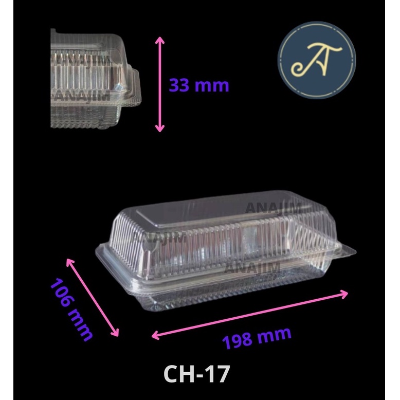 HIRO CH-17 Transparent Plastic Food Container (50pcs) | Shopee Malaysia