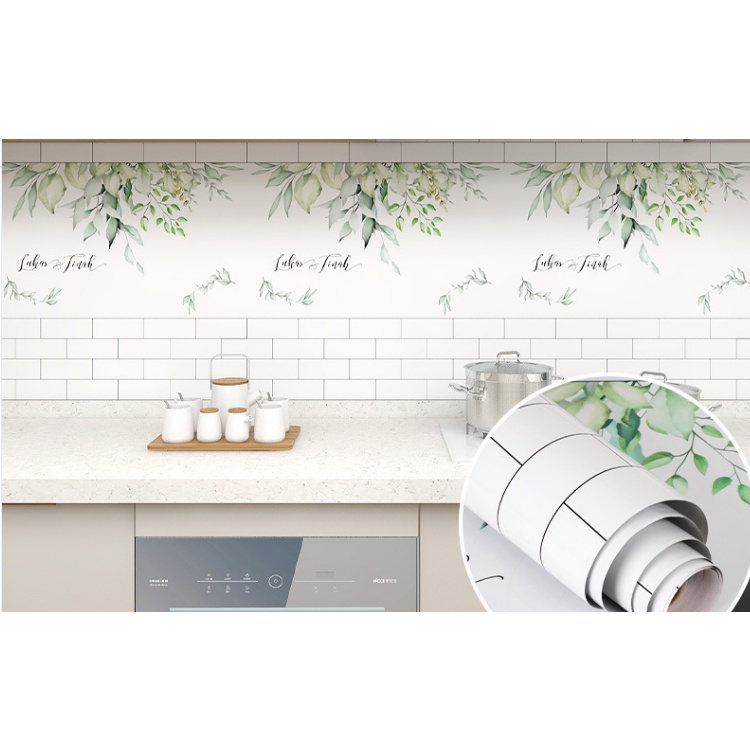 Pelekat Dinding Dapur wall paper dinding kitchen wallpaper sticker ...