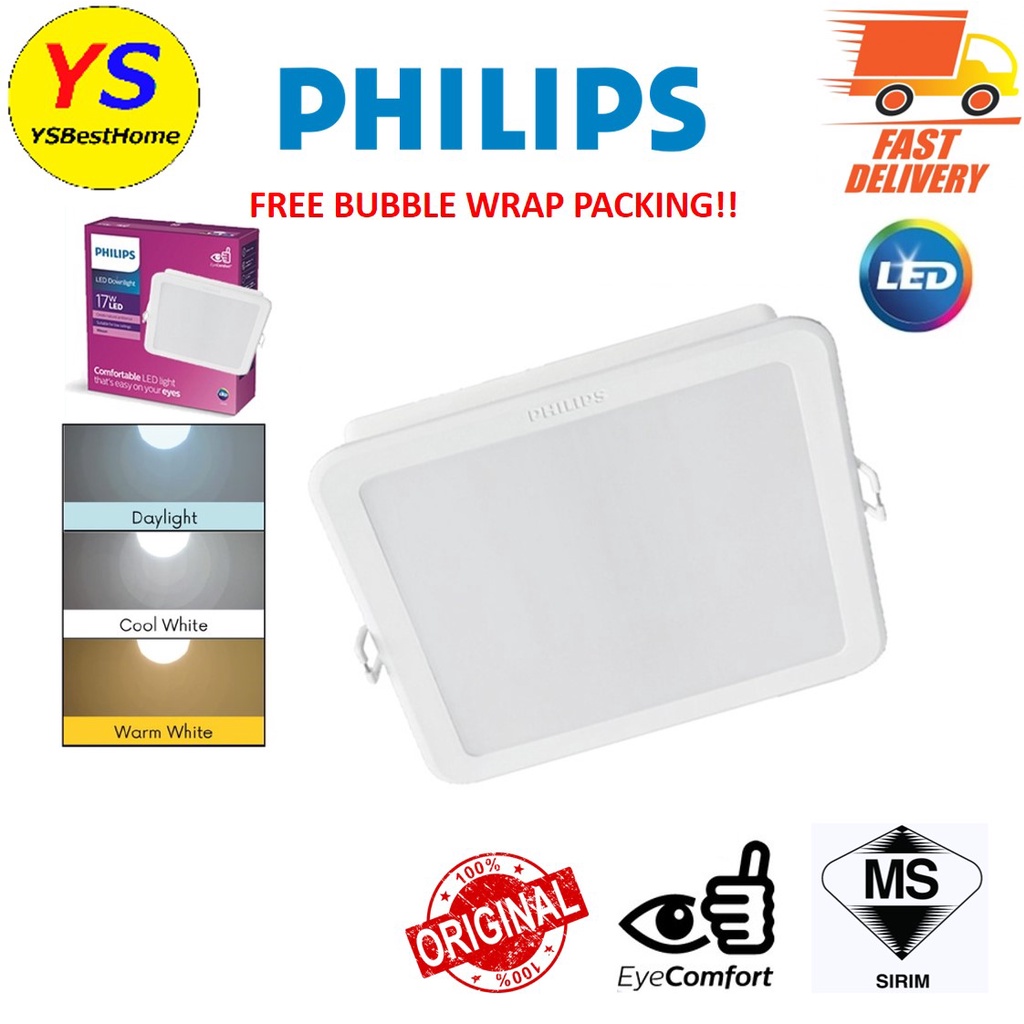 PHILIPS MESON 17W SQUARE LED 59467 | Shopee Malaysia