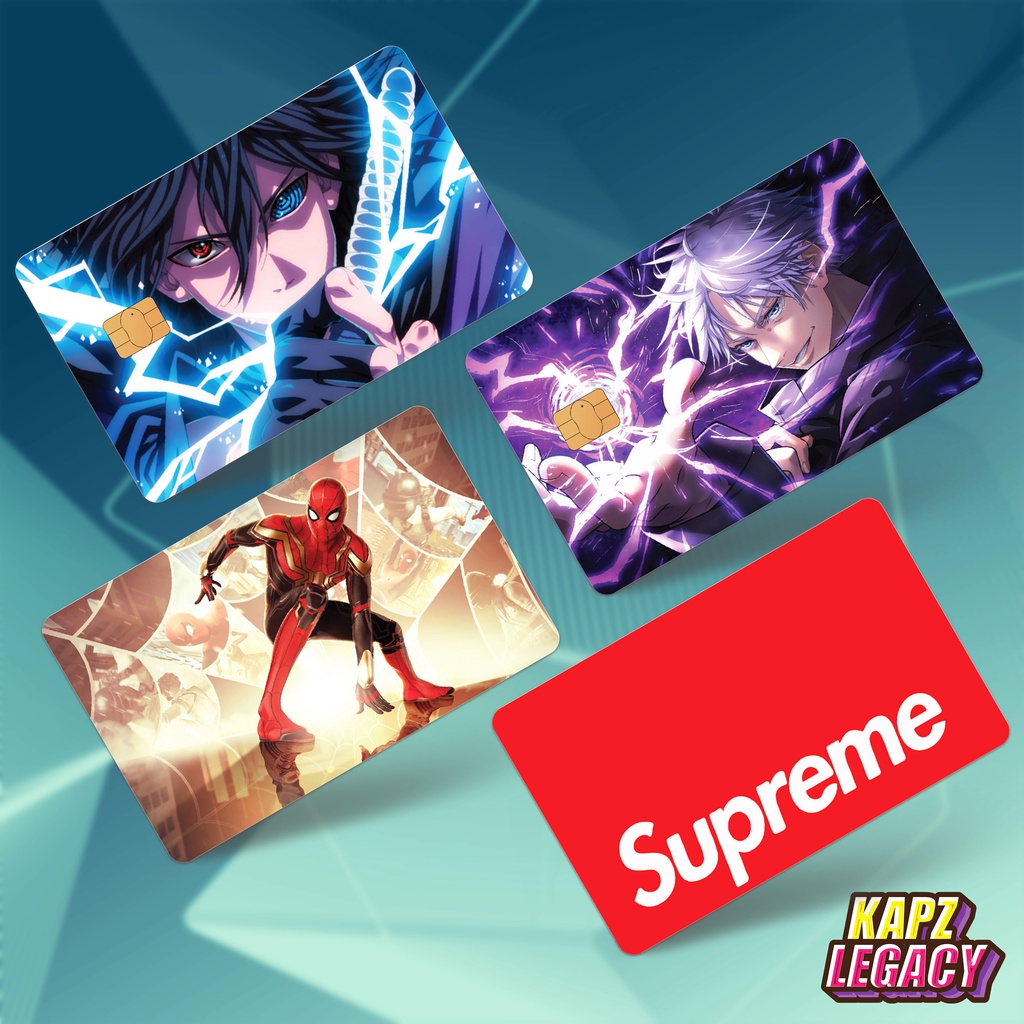 Kapzlegacy Anime One Piece Jujutsu Kaisen ATM Bank Sticker Card Access ...