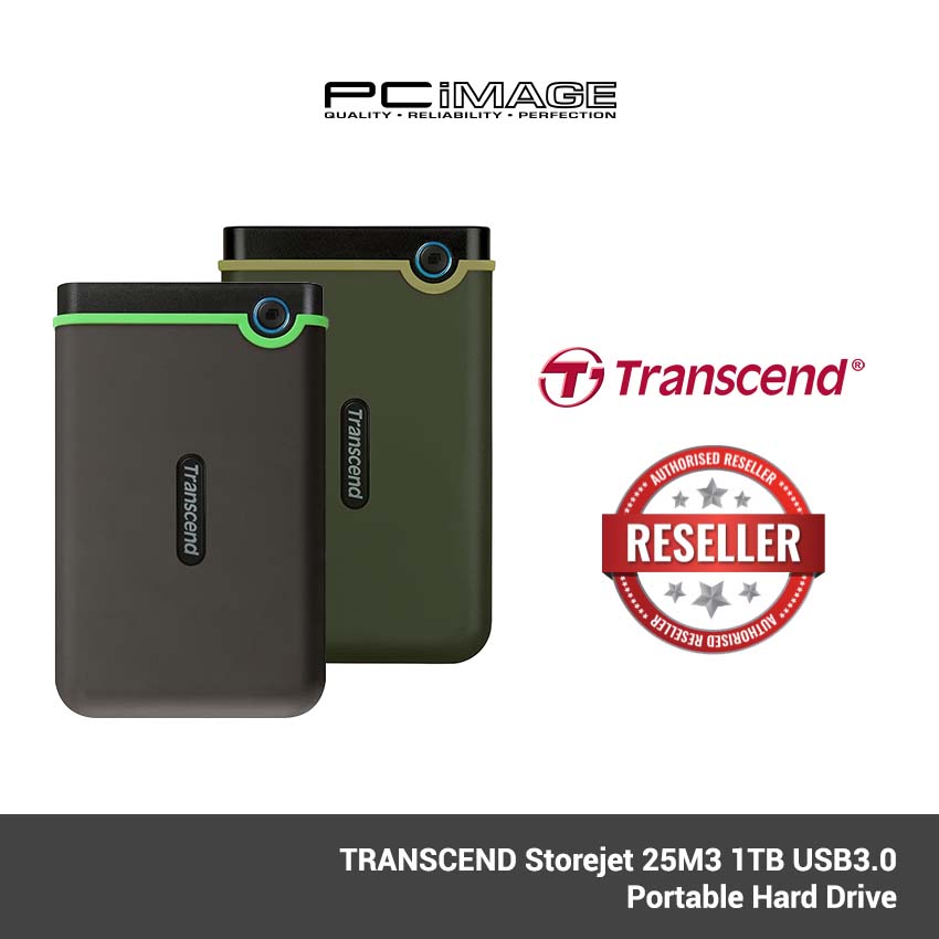 Transcend Storejet 25M3 USB 3.0 Portable Hard Drive (1TB) | Shopee Malaysia