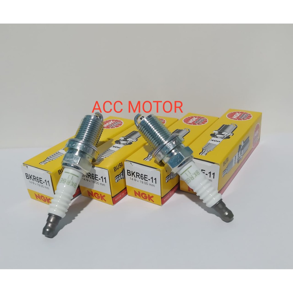 Original NGK Special Resistor BKR6E-11 BKR6E11 spark plugs | Shopee ...