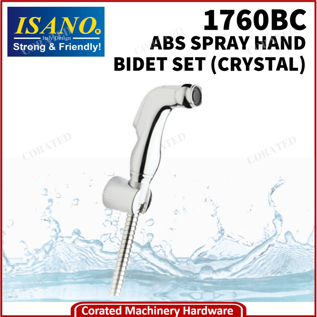 [CORATED] ISANO ABS Spray Hand Bidet Set 1760BC ( Chrome ) | Shopee ...