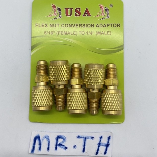 USA Adapter R22 5/16 (MALE) to R410 1/4 (FEMALE) | Shopee Malaysia