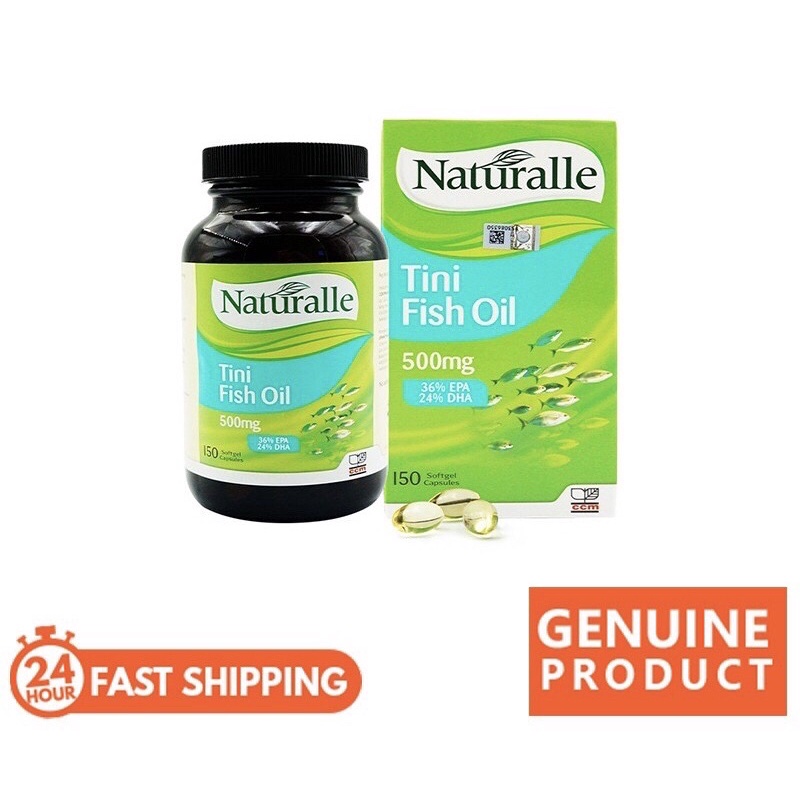 Naturalle Tini Fish Oil 500mg (150 softgel) | Shopee Malaysia