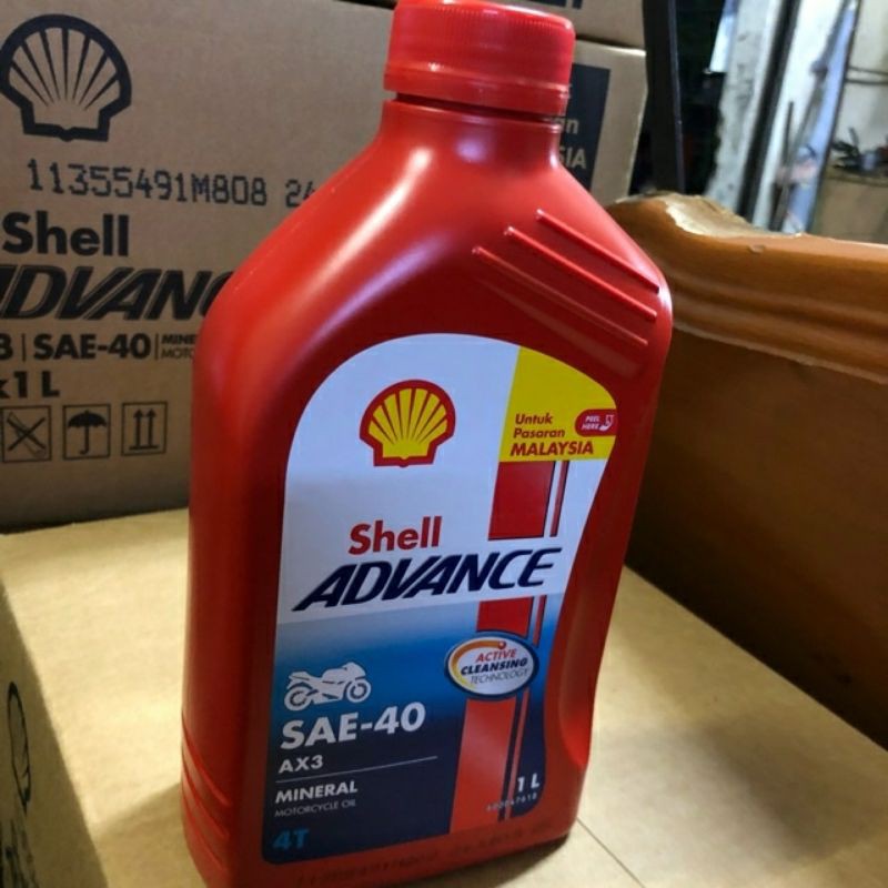 SHELL ADVANCE AX3 SAE40 4T | Shopee Malaysia