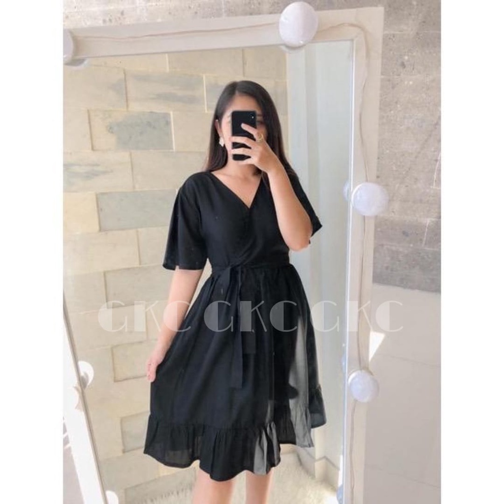 Debby Jumbo Dress / Korean Women's Dres A Line Bodycon Maxi Party Party ...