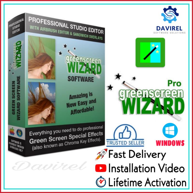 Green Screen Wizard Pro V12 | Latest 2022| Lifetime | Windows. | Shopee ...