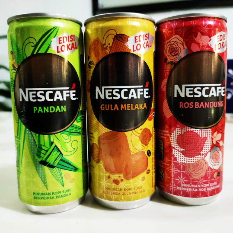 Nescafe Edisi Lokal Edisi Terhad Pandan Gula Melaka Ros Bandung(FOR ...