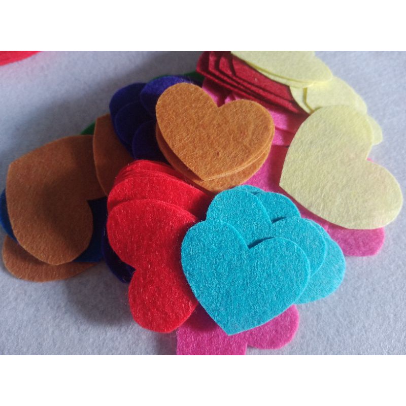 PRE CUT FELT ( 50 pcs ) | Shopee Malaysia