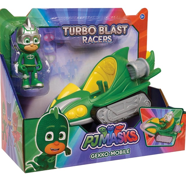 Pj Masks Turbo Blast Vehicles - Gekko-Move & Gekko Figures | Shopee ...