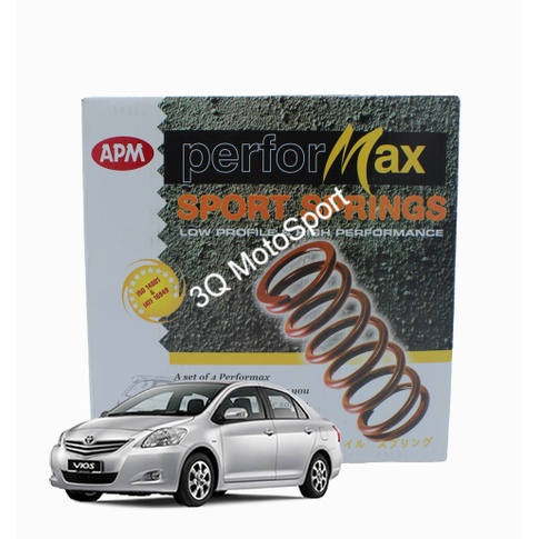 TOYOTA VIOS NCP93 LOWERED COIL SPORT SPRING [APM PERFORMAX] | Shopee ...