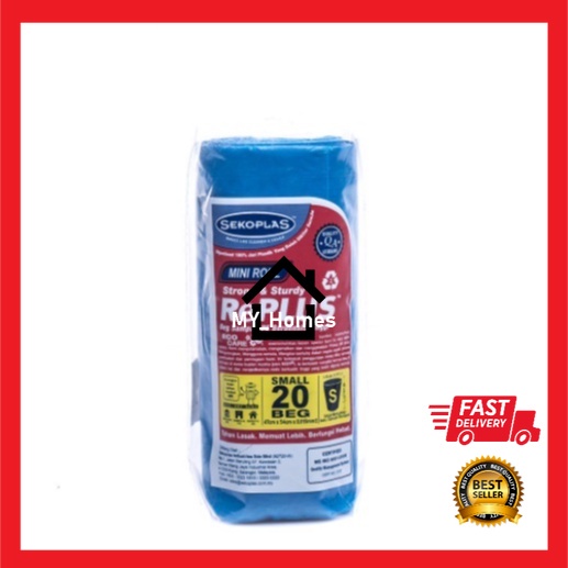 SEKOPLAS RePlus HDPE Mini Roll Garbage Bags Small (20pcs) | Shopee Malaysia