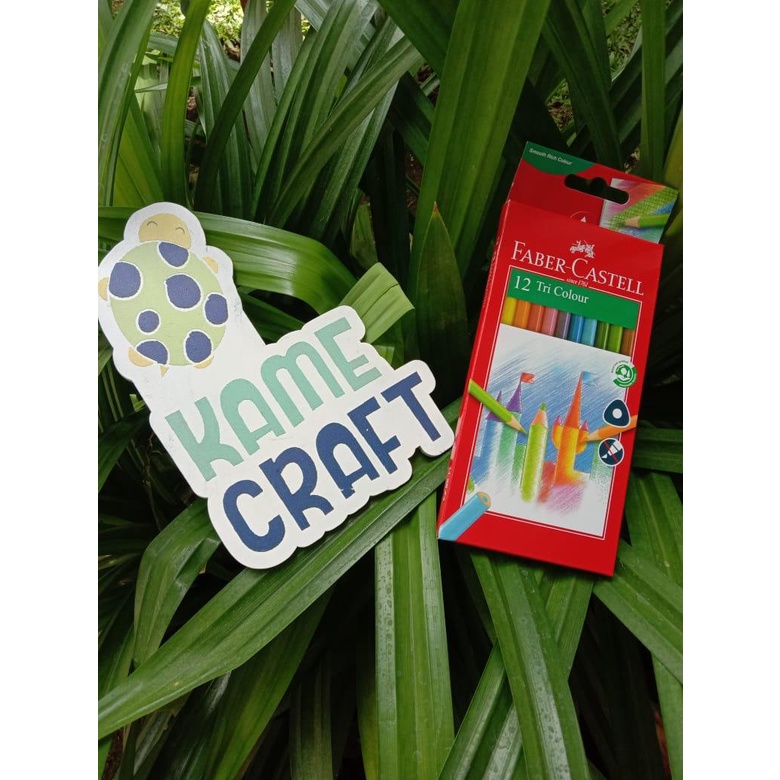 Faber Castell 12 Tri Color Color Pencils Triangular Grip Triangle Color ...