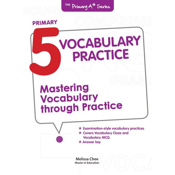 Primary 5 Vocabulary Practice/ English Assessment Book for Primary Five ...