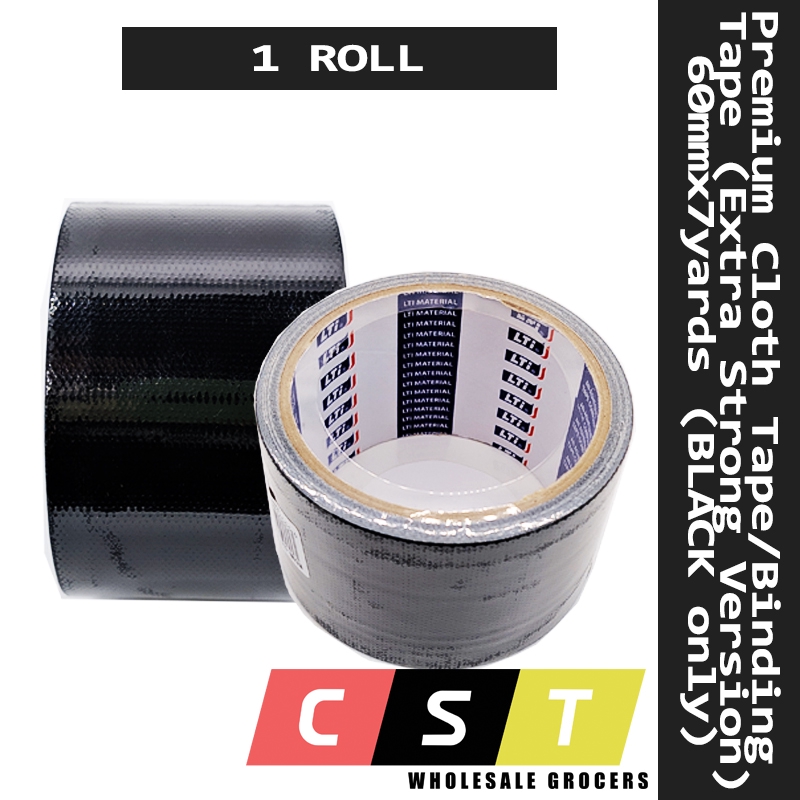 Premium Cloth Tape / Binding Tape (Extra Strong Version) 60mm x 7yards ...