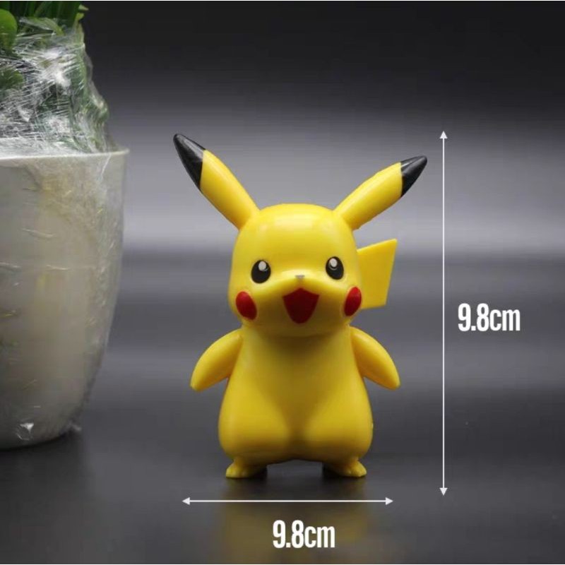 READY STOCK - Pikachu Pokemon Figurine Cake Topper (Hollow) | Shopee ...