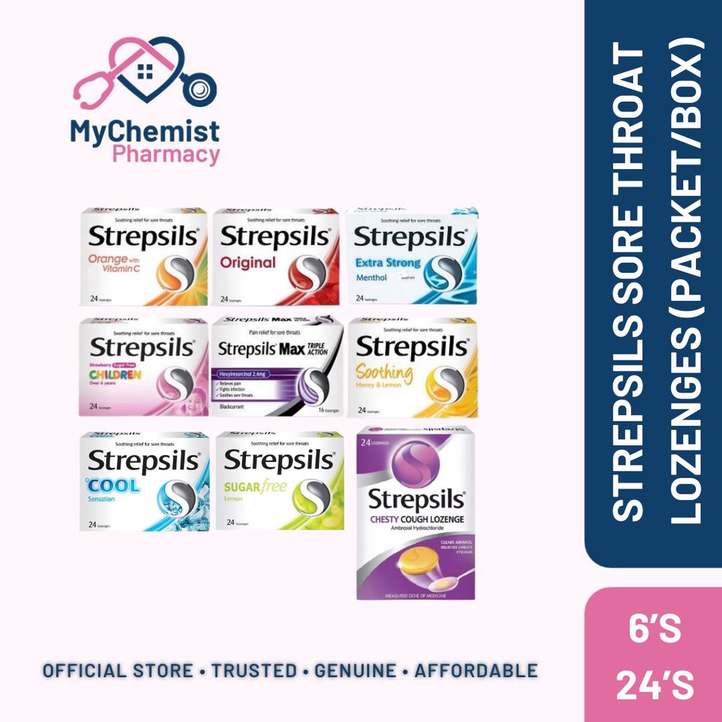 Strepsils Lozenges Box & Packet (All Range) | Shopee Malaysia