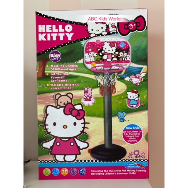 Hello Kitty Basketball net set for kids(Ready stock ) | Shopee Malaysia