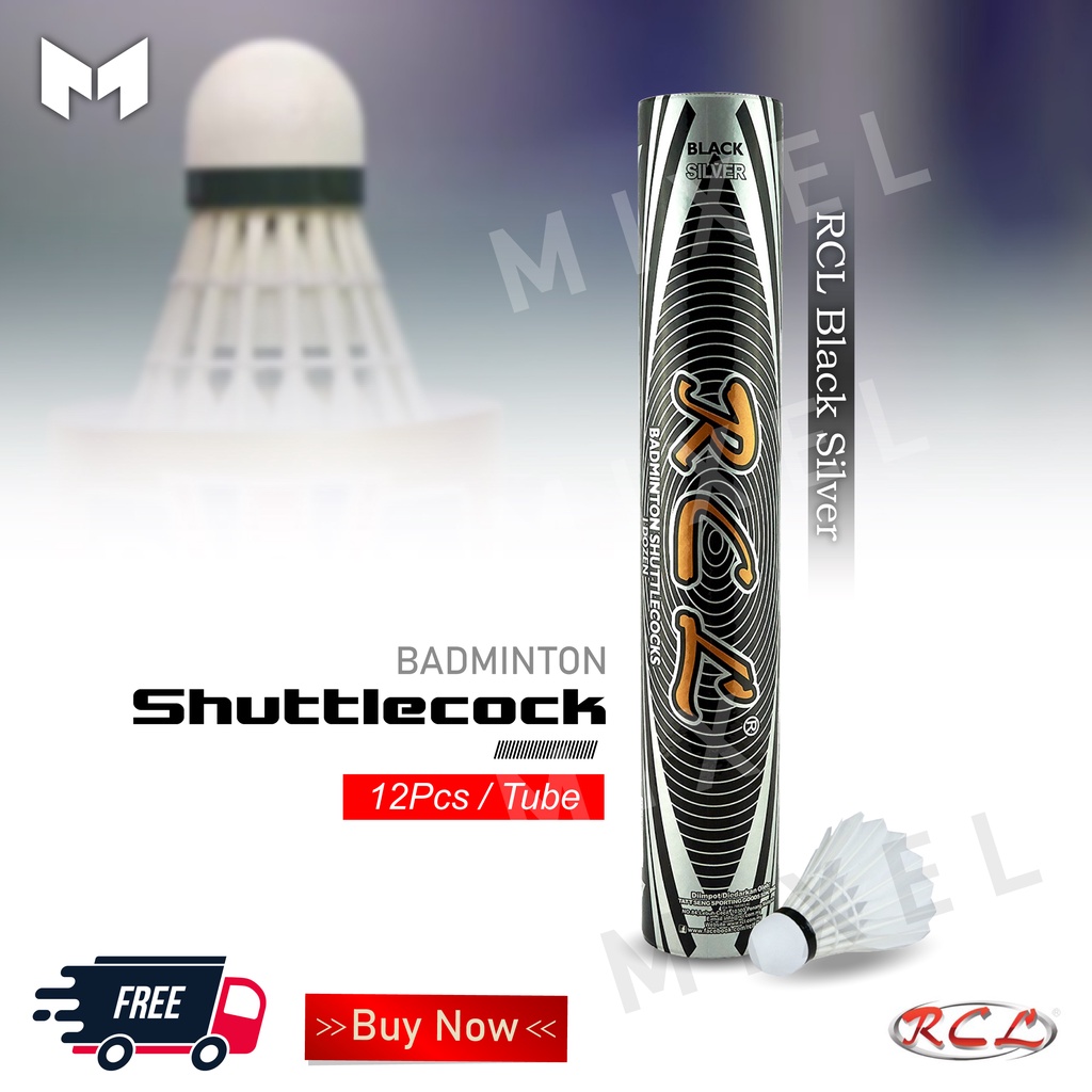 [READY STOCK] RCL Black Silver Badminton Feather Shuttlecocks Bulu ...