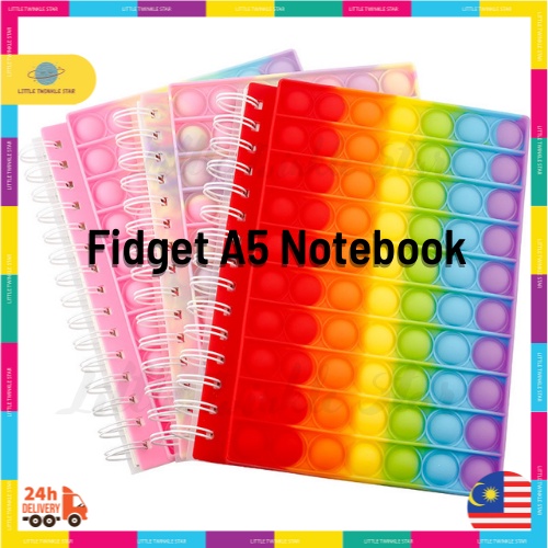 Pop it A5 NoteBook Bubble Notepad Office & School Supplies Fidget Toys ...