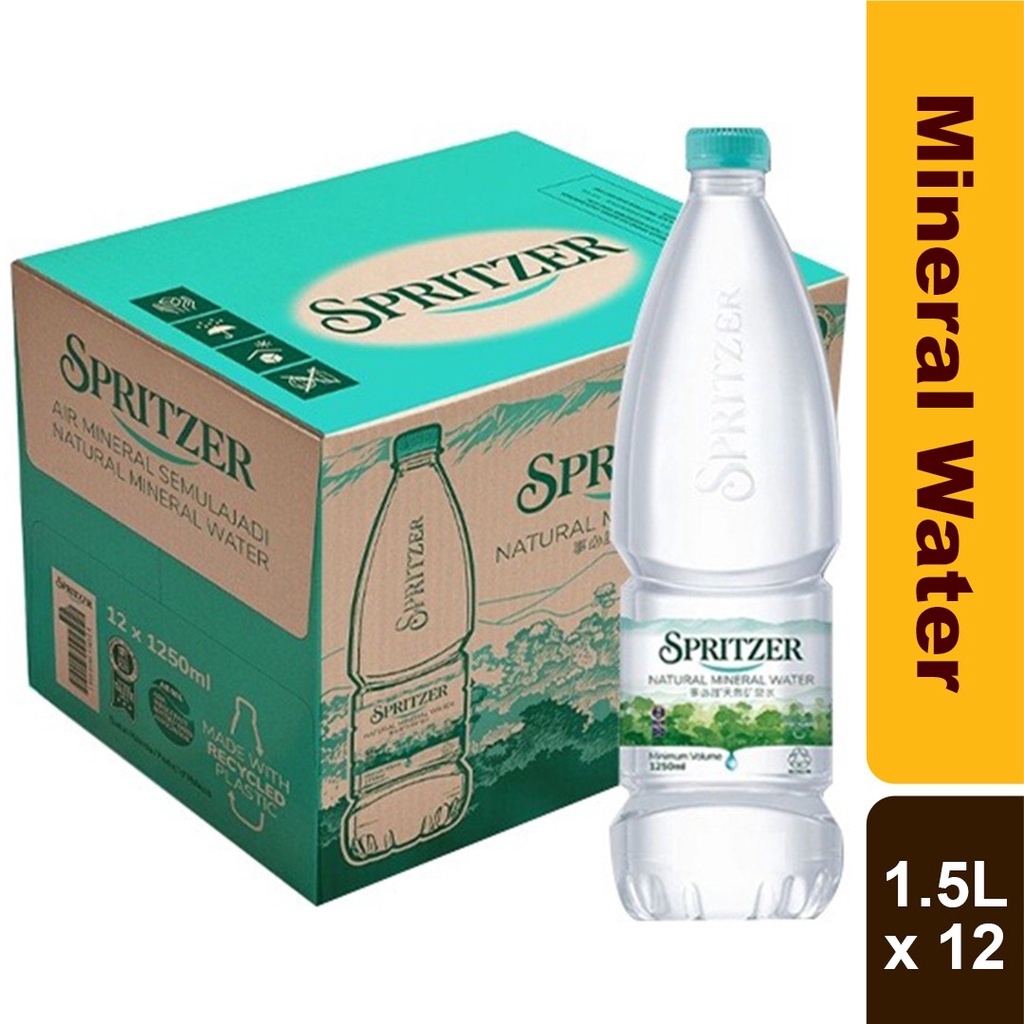 Spritzer Mineral Water Carton 1.25Lx12 | Shopee Malaysia