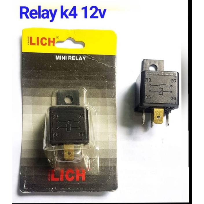 Relay 12volt 4 foot relay 12V foot 4 relay 12volt 4 pin | Shopee Malaysia