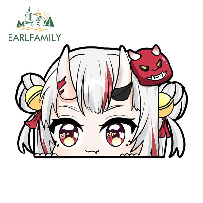 EARLFAMILY 13cm x 8.6cm Hololive Nakiri Ayame Peek Car Stickers Anime ...
