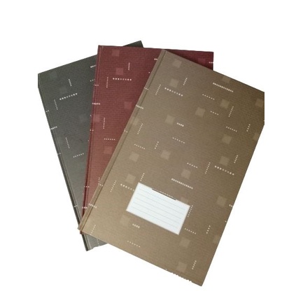[1 PCS] F4 200pages Hard Cover Foolscap Book 3 Column with Numbering ...