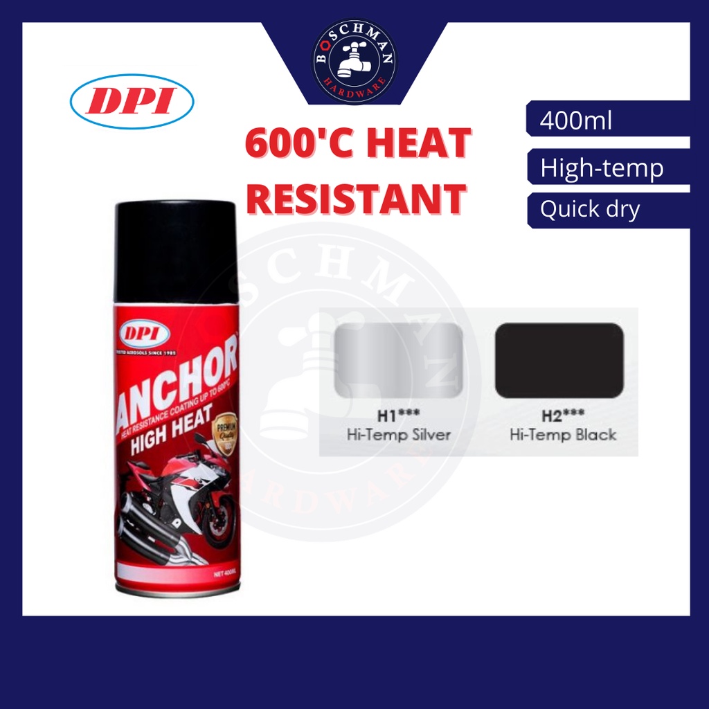 DPI Spray Anchor Spray Paint 600C Heat Resistant Hi-Temp High ...