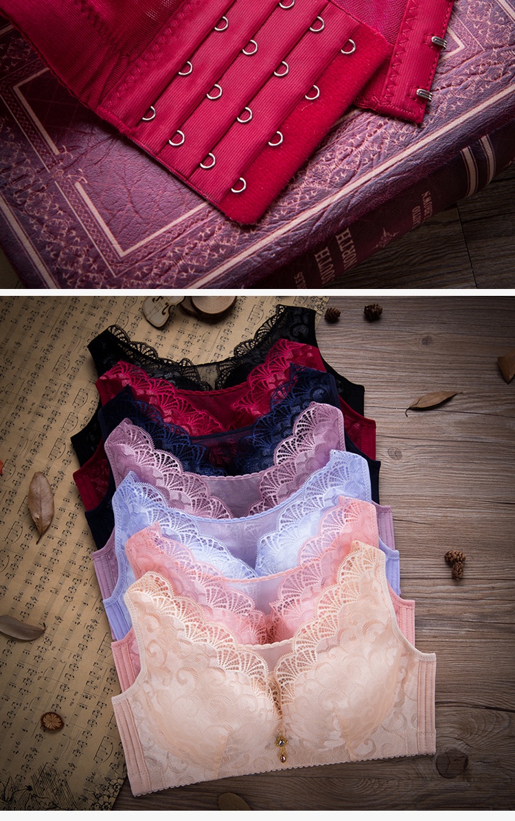 HuoYuan[Ready Stock]Women Side Support Push Up Bra Full coverage Bra ...