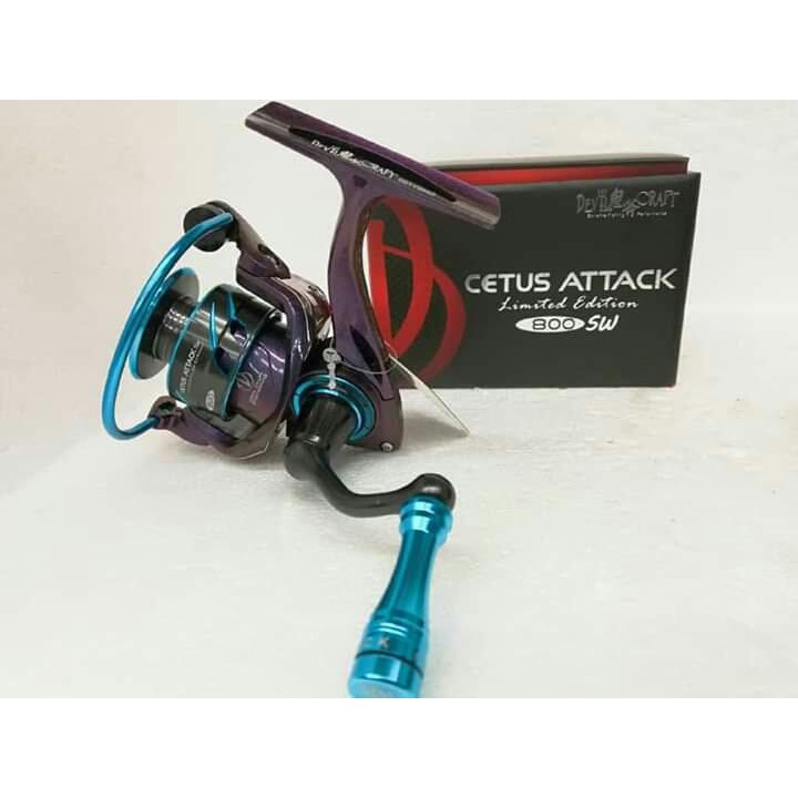 CETUS ATTACK LIMITED EDITION 800SW ULTRALIGHT SPINNING REEL | Shopee ...