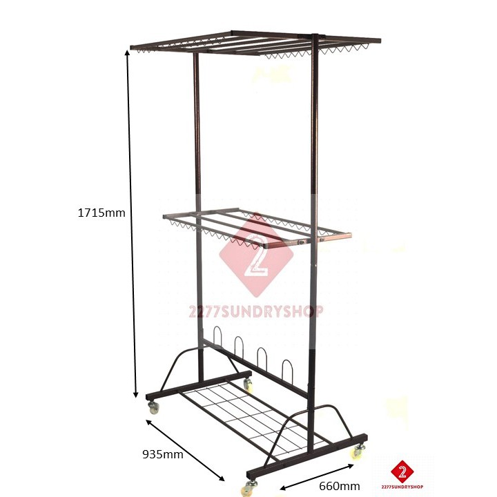 SS1117 Multi Purpose Hanger/Clothes / Ideal for apartments condo ...