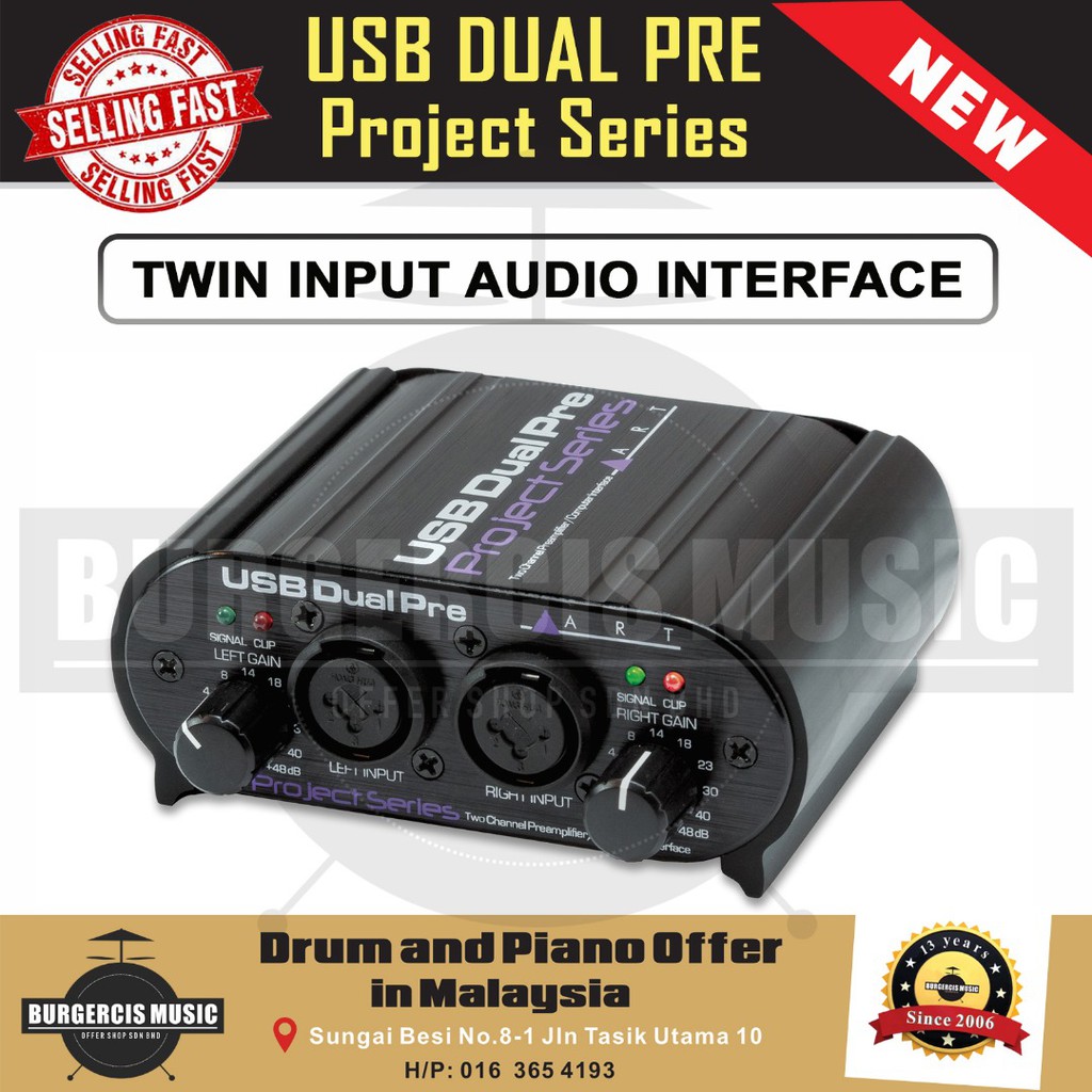 Art pro 2in2out input audio interface (Scarlett 2i2, presonus audiobox ...