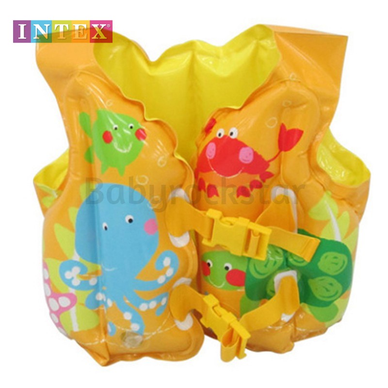INTEX KIDS SWIMMING LIFE JACKET Original Kids Vest Design Kids Swim ...