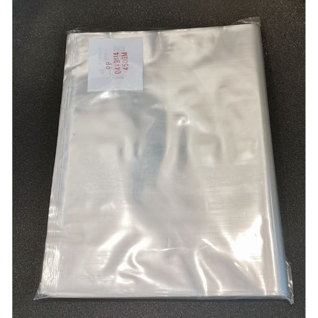 PP plastic bag 04 thickness (transparent/clear) 450gm per pkt | Shopee ...