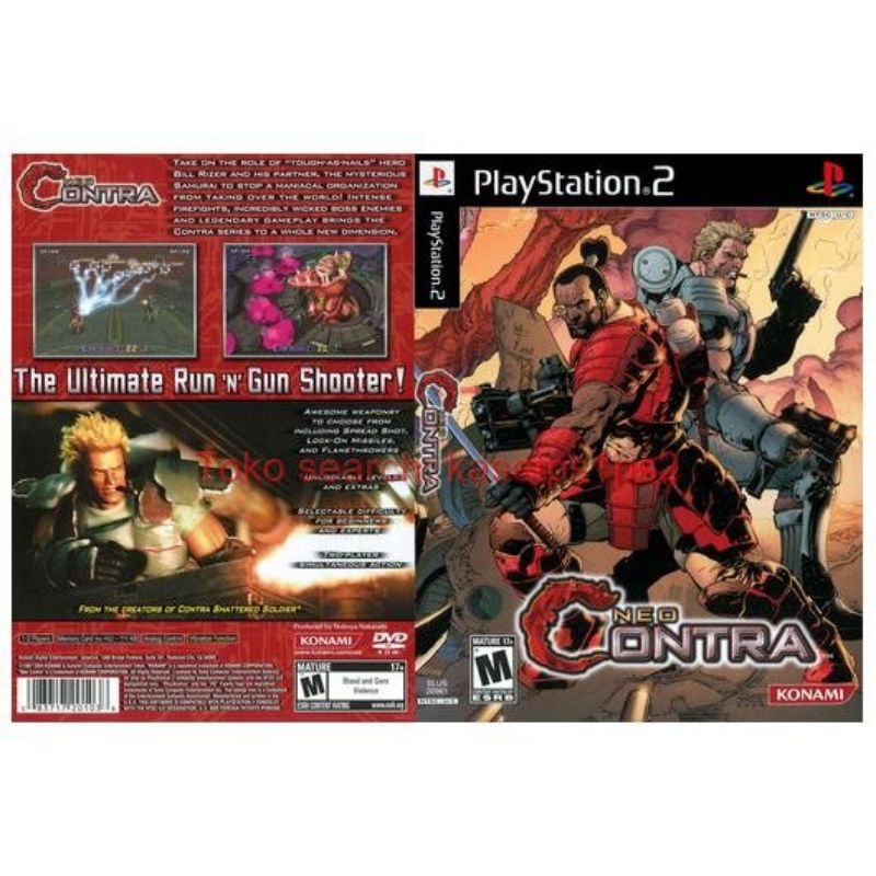 PS2 game Collection Contra (CD VERSION) | Shopee Malaysia