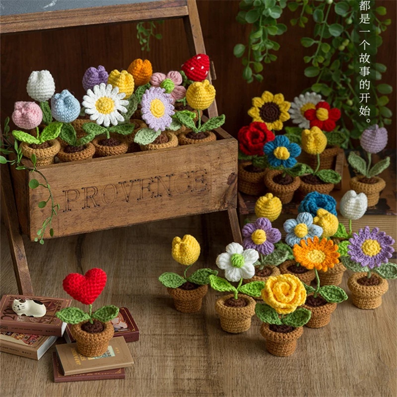 Homemade Crocheted Flowers Handmade Flowers Ageless Flowers Crocheted ...