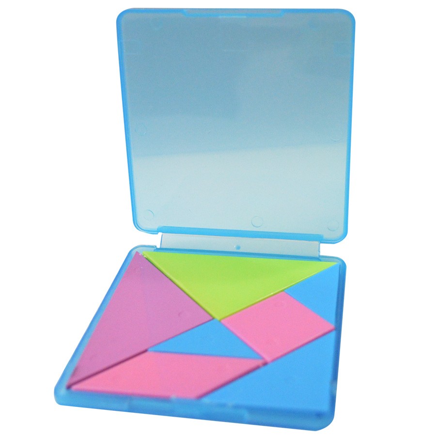 7-Piece Plastic Puzzle With Plastic Case | Shopee Malaysia