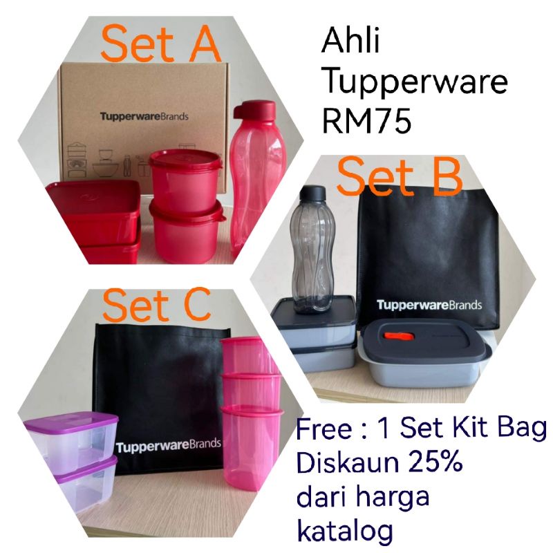 Kit keahlian Tupperware | Shopee Malaysia