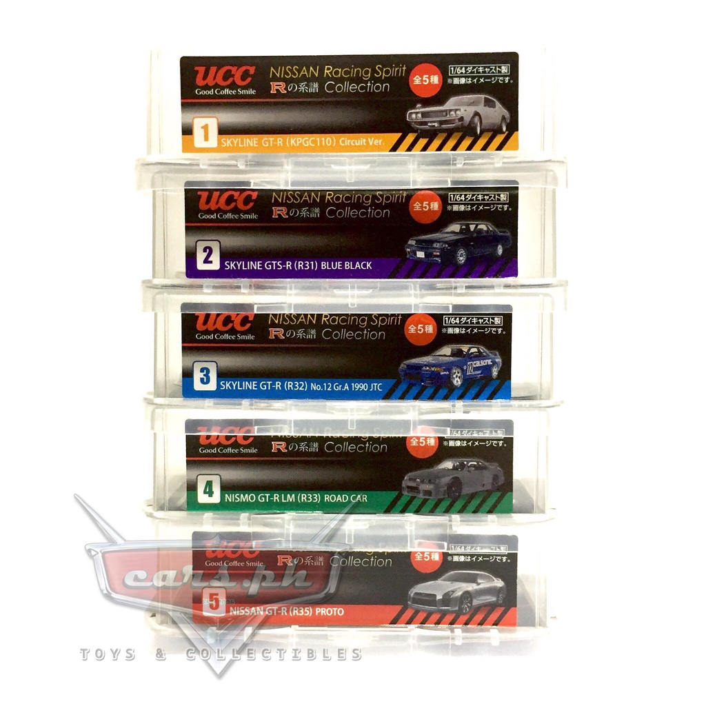 UCC Nissan Racing Spirit GT-R Collection Set (5pcs) | Shopee Malaysia