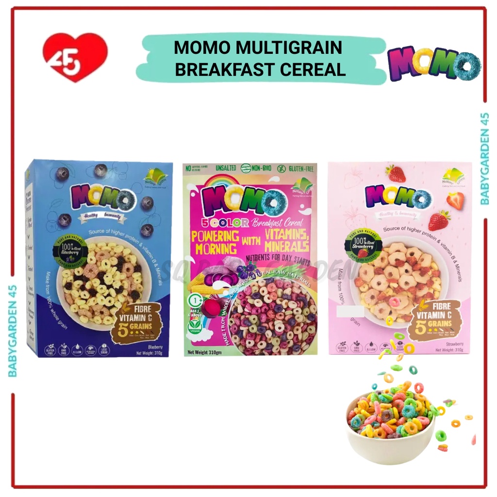 MoMo Multigrain / 5 Color Breakfast Ceral 290g 12m+ | Shopee Malaysia