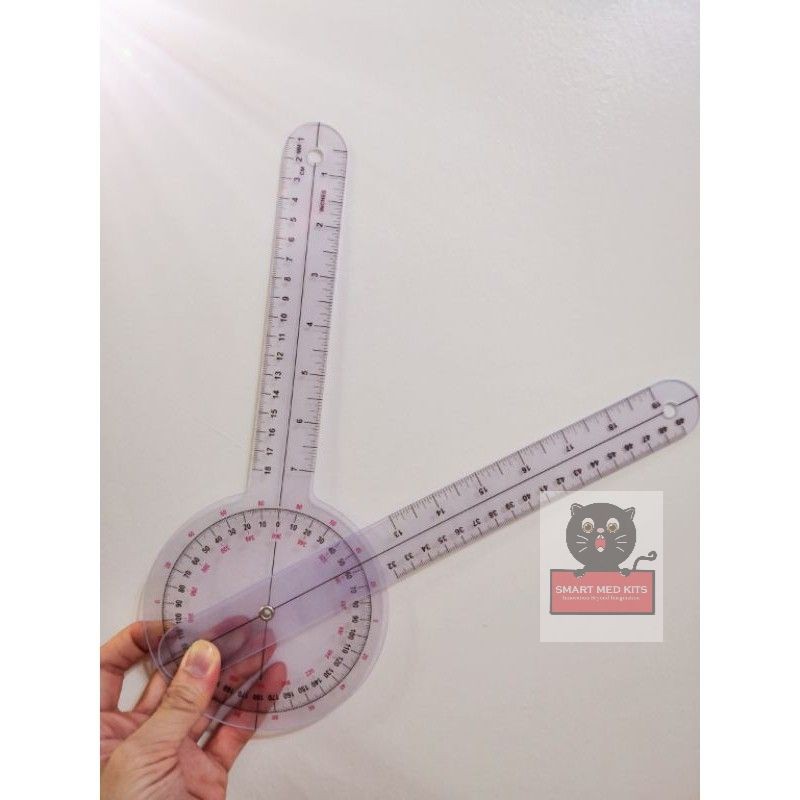 Goniometer - orthopaedic tool / angle ruler / joint bend measurement ...