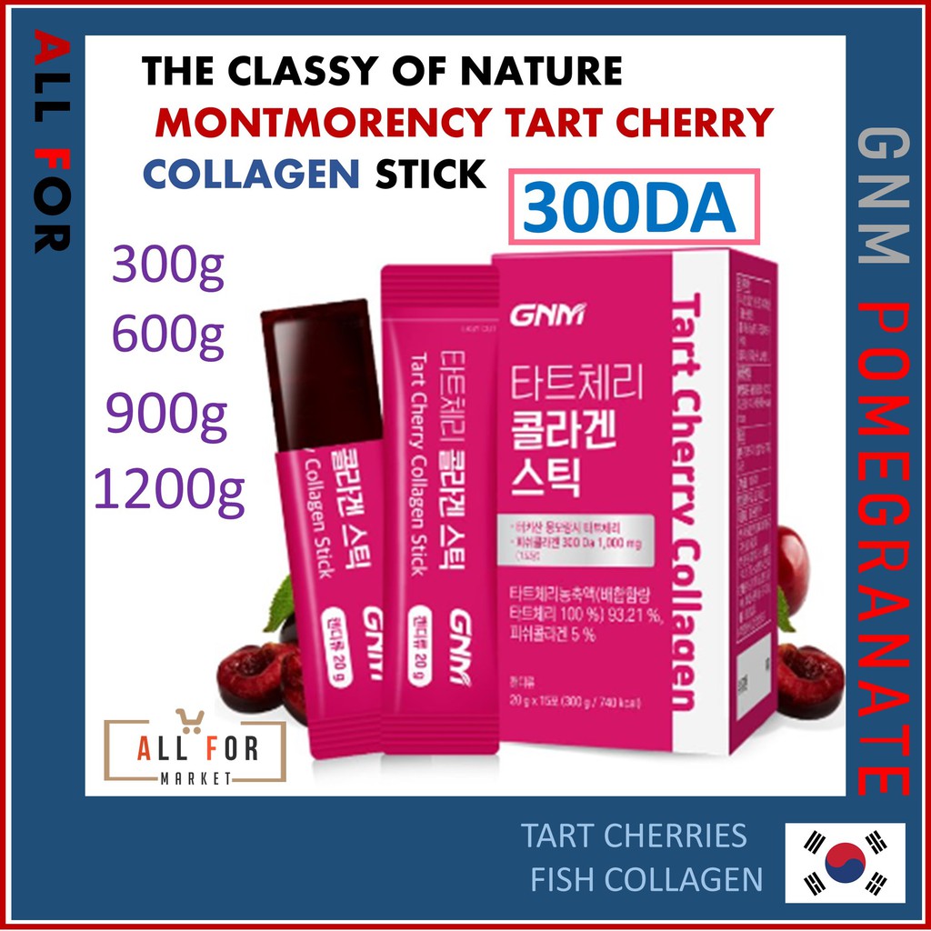 [GNM] Korean Collagen Nature's quality Montmorency Tart cherry Collagen Jelly Stick 300g,600g ...