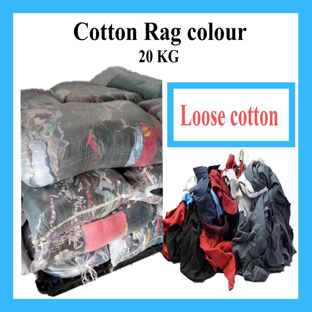 cotton rag 20kg cotton rag coloured cotton dishcloth rag multipurpose ...